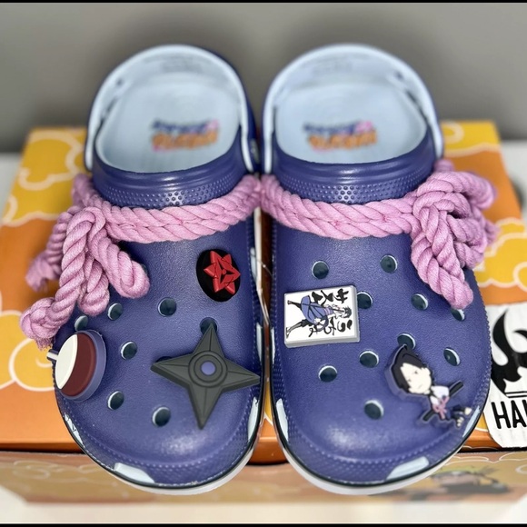 CROCS | Shoes | Crocs X Naruto Shippuden Sasuke Uchiha | Poshmark